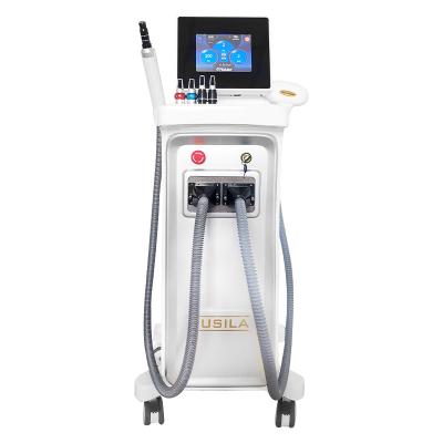 China Vertical Nd Yag Laser Machine Hair Removal All Color Tattoo Removal Machine for sale