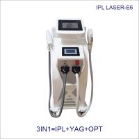China 2 In 1 IPL ELIGT Q-SWITCH  ND YAGHair Removal Machine With 8.4 Inch Touching Screen for sale