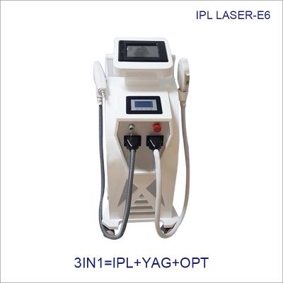 China 2 In 1 IPL ELIGT Q-SWITCH  ND YAGHair Removal Machine With 8.4 Inch Touching Screen for sale