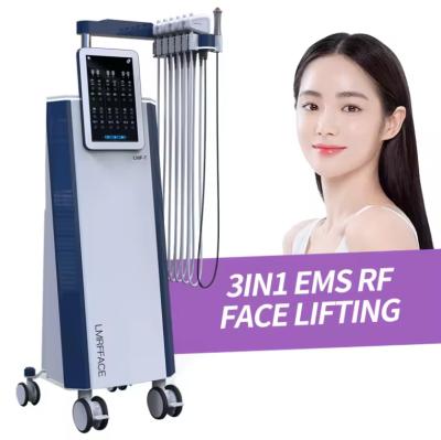 China EMS RF 5MHz Eye Massager Body Shaping V Face EMS Skin Tightening Machine for sale