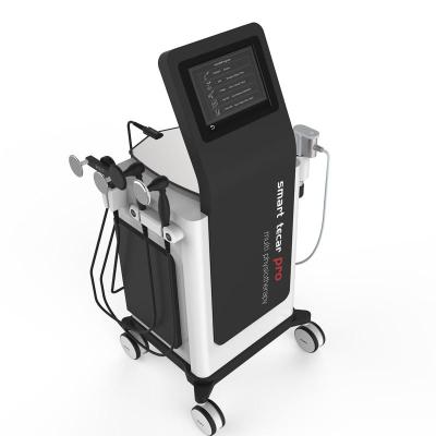 China Eswt Rf Tecar Diathermy Shockwave Physiotherapy Machine For Sport Injury for sale