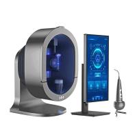 China 2in1 3 Cameras 3D AI Microscopic Scalp Handle Scalp Scanner Facial Skin Analyzer for sale