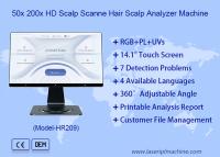 China 50x 200x HD One-press and auto-shooting Scalp Scanne Hair Scalp Analyzer Machine for sale