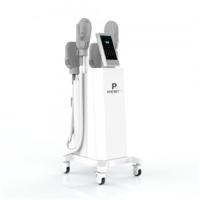 China 4 Handle Muscle Build Fat Reduce Weight Loss HI EMT EMS Body Sculpting Machine for sale