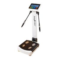 China Hand Foot Electrodes 8 Point Multi Language QR Code Sharing Body Analyzer Machine for sale