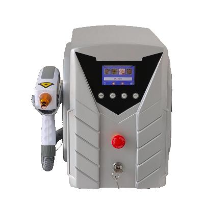 China Portable 1064nm 532nm Q Switch ND Yag Laser Tattoo Removal Machine for sale