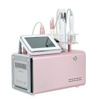 China 5 In 1 RF Portable Beauty Equipment Facial Lifting / Skin Tightening Pink Color for sale