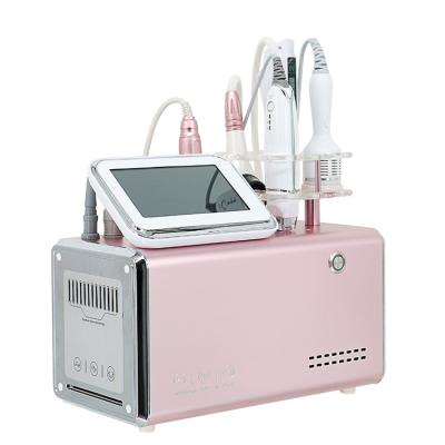 China 5 In 1 RF Portable Beauty Equipment Facial Lifting / Skin Tightening Pink Color for sale