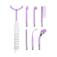 China Home 7 In 1 Abs Facial Beauty Machine Violet Ray High Frequency Glass Tube for sale
