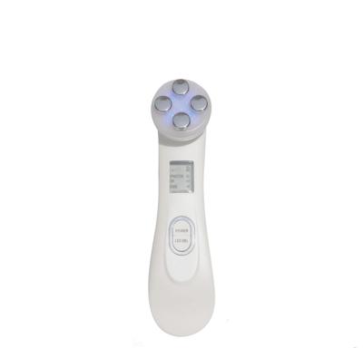 China Mini Home Facial Beauty Device / 6 Color Ultrasonic Led Lights Photon Face Massager for sale