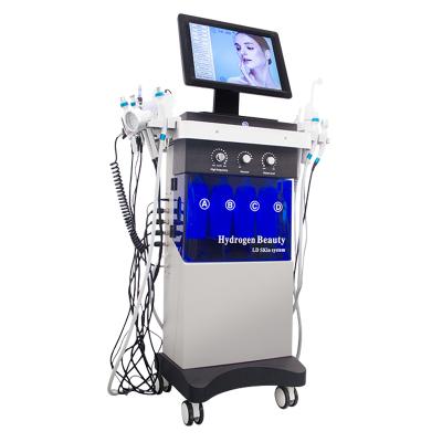 China 14 In1 Aqua Peeling Jet Peel Hydro Dermabrasion Facial Cleaning Machine for sale
