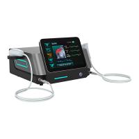 China 2Handles Reducing Inflammation Pain relief Ultrasound Ballistic Pneumatic Shockwave Therapy Device for sale