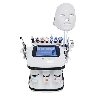 China 11 in 1 Facial Cleaning Skin Lifting Rf Hydro Microdermabrasion Machine for Exfoliating Deep Cleanser for sale