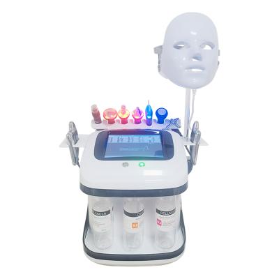 China 9 in 1 Skin Care Wrinkle Removing Aqua Peel Hydro Jet Peeling Rf Microdermabrasion Facial Machine for sale