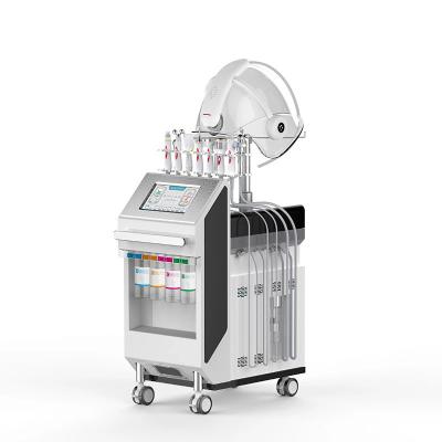 China 10in1 Hydro Oxygen Machine Cold Treatment Skin Care Rf Ultrasonic Deep Cleaning for sale