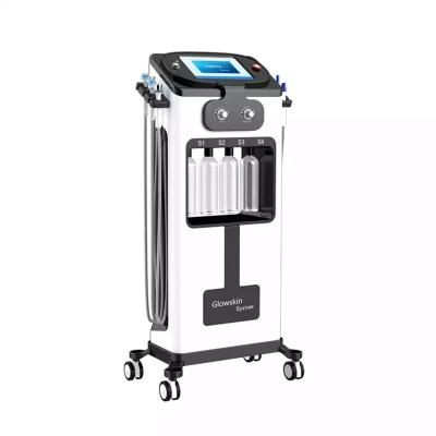 China Stationary Oxygen Facial Whitening RF Vacuum Hydro Dermabrasion Face Cleaning For Spa for sale