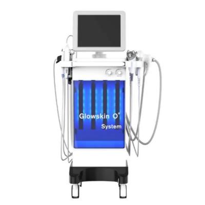 China Hydra Pdt Ultrasonic Scrubber Water Oxygen Dermabrasion Machine Rf Beauty Facial Cleaner for sale