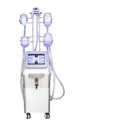 China 4 Handle Weight Loss Cryolipolysis Machine / Fat Freezing Vacuum Cavitation Slimming Machine for sale