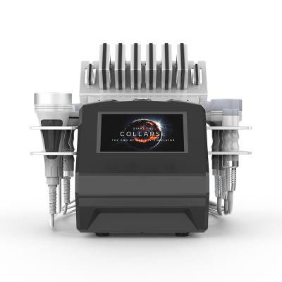 China Portable 80k Cavitation Vacuum Rf Machine 7 In 1 For Body Contouring Fat Burning for sale
