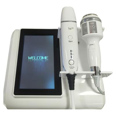 China Anti Aging 2 In 1 Rf Hifu With Ice Hammer Skin Tightening Skin Care Machine for sale