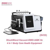 China 4In1 Pain Relief Postpartum Repair 448KHz CET RET Vacuum EMS ShockWave Therapy Machine for sale