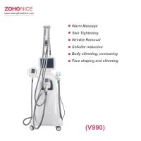 China Non Invasive 360 Roller Body Contouring  RF Vacuum 40K Cavitation Velashaping Slimming Machine for sale