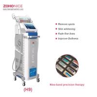 China 9 Wavelength Dual Handles Pore Removal Skin Whitening Cellular Light DPL IPL Machine for sale