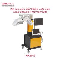 China Hair Regrowth Scalp Analysis Low Level Laser Therapy 660nm Diode Laser Hair Growth Machine for sale