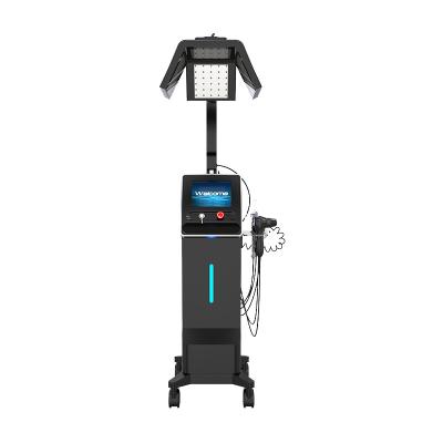 China 7in1 Hair Loss Treatment Red Light LLLT 660nm Diode Laser Hair Growth Machine for sale