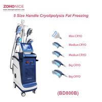 China 5 Size Handle Portable Cryolipolysis Machine For Salon Use for sale