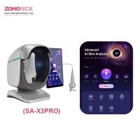 China 9 Spectrum 3D AI Facial Skin Monitor Micro Moisture Detector Skin Analyzer Machine for sale