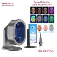China 9 Spectrum Intelligence Bacterial Flora Detection 2in1 Scalp Scanner 3D Facial Analyzer for sale