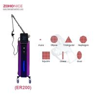 China 7 Scan Shapes Skin Texture Improvement Acne Removal Fractional Co2 Laser Machine for sale