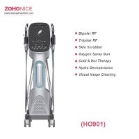 China Multifunctional Oxygen Jet Ultrasound RF Vacuum Blackhead Remover Hydro Dermabrasion Machine for sale