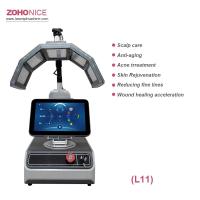 China 540pcs Red Blue Yellow Green 850nm Near Infrared Facial Scalp Treatment PDT LED Light Therapy Machine for sale