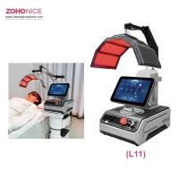 China 5Wavelength NIR Red Light Facial Anti Aging Scalp Treatment 5 Color PDT LED Light Therapy Machine for sale