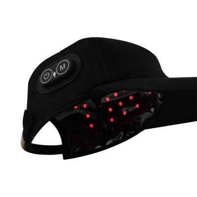 China Home Use Red Light Therapy Hair Regrowth Scalp Treatment 660nm 850nm LED Hair Growth Caps for sale