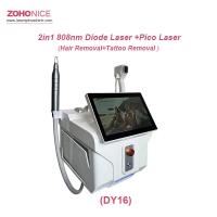 China 2in1 4 Wavelength Picosecond Tattoo Removal 808nm Diode Laser Hair Removal Machine for sale