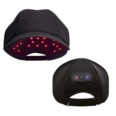 China Hair Regrowth Scalp Follicles Treatment Wireless Type C 850nm 660nm Red Light Hair Growth Cap for sale
