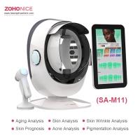 China 8 Spectral Imaging 18 Skin Indicators Facial Skin Analyzer with Handheld Microscope for sale