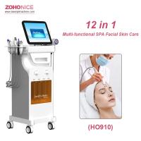 China 12in1 Hydrodermabrasion Skin Care RF Oxygen Facial Plasma Oxygen Spray Microdermabrasion Equipment for sale