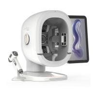 China Triple Lens Facial Tester Scanner 19 Languages 8 Spectral 3D AI Skin Analysis Machine for sale