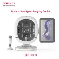 China Triple Lens Facial Tester Scanner 19 Languages 8 Spectral 3D AI Skin Analysis Machine for sale