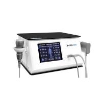 China 2Handles Pain Relief ED Therapy Ultrasound Ballistic Pneumatic Shockwave Therapy Device for sale