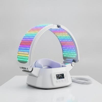 China Anti aging Hair Regrowth 273pcs 7 Color Double PDT LED Light Therapy Machine for sale