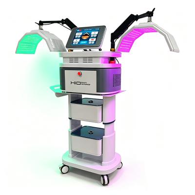 China Skin Rejuvenation Acne Removal 273pcs Lamp Beads Double 7 Colors LED Photodynamic Light Device for sale