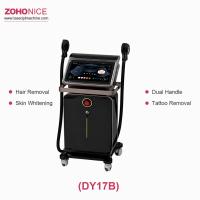 China 2 in1 808nm Diode Laser Hair Removal Pico ND YAG Laser Tattoo Removal Machine for sale