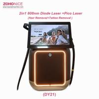 China Salon Use Picosecond 2in1 808 755 1064nm Diode Laser Permanent Hair Removal Q Switched Nd Yag Laser Tattoo Removal Machine for sale