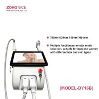 China Dual Handles 808nm Diode Laser Hair Removal and Picosecond Laser Tattoo Removal Machine 2in1 for sale