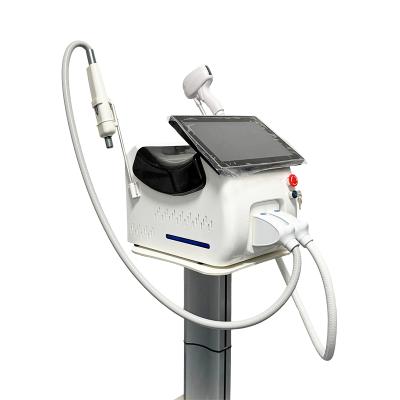 China Dual Handles 808nm Diode Laser Hair Removal and Picosecond Laser Tattoo Removal Machine 2in1 for sale